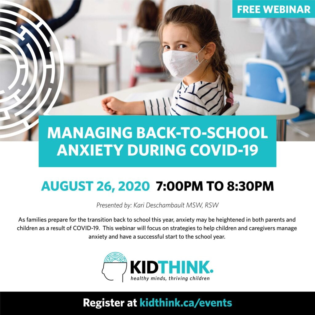 Managing Back-to-School Anxiety During COVID-19 - KIDTHINK